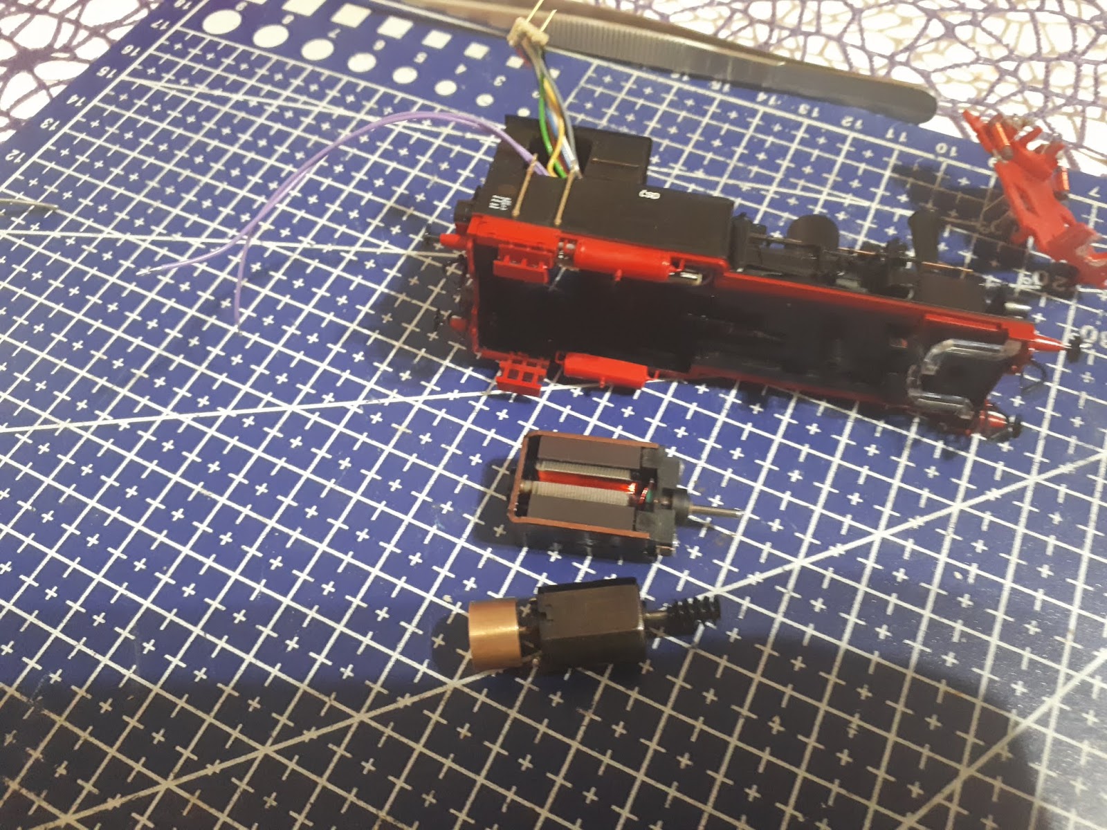 Kolejiště "Vejrov": Přestavba BR 89 Fleischmann na ČSD 312.8500