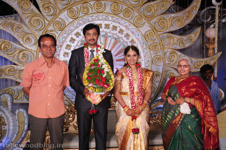 Aryan Rajesh Wedding Reception Photos Stills