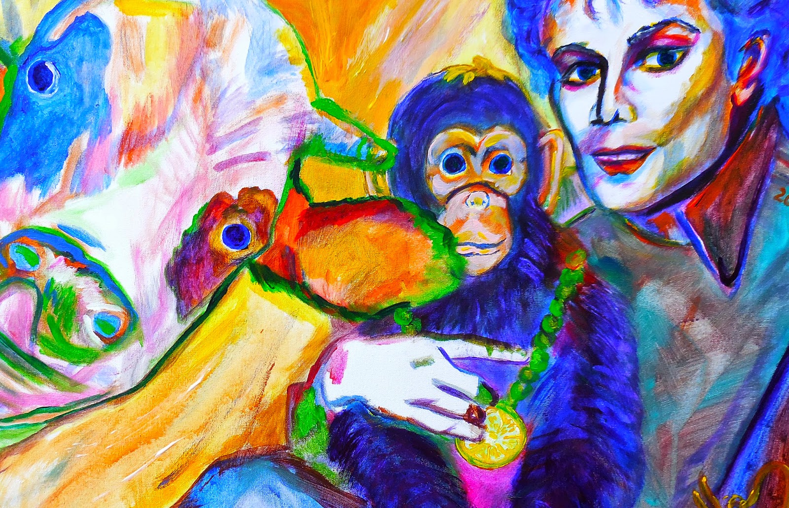 SHALLA Paintings: 24"x18" Acrylic Paintings by Shalla