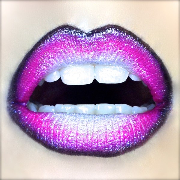 Crown Brush: Neon Night Lip Art Tutorial by Australian Make-up Artist ...