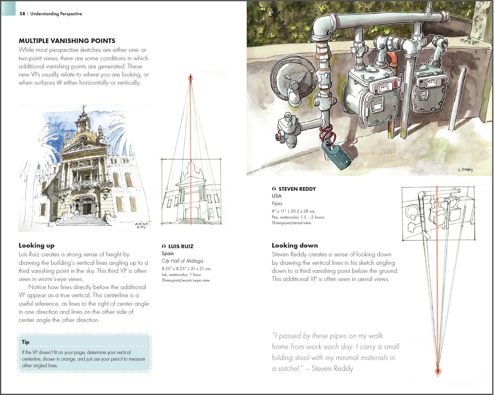 Drawing Perspectives: Looking UP, Looking DOWN