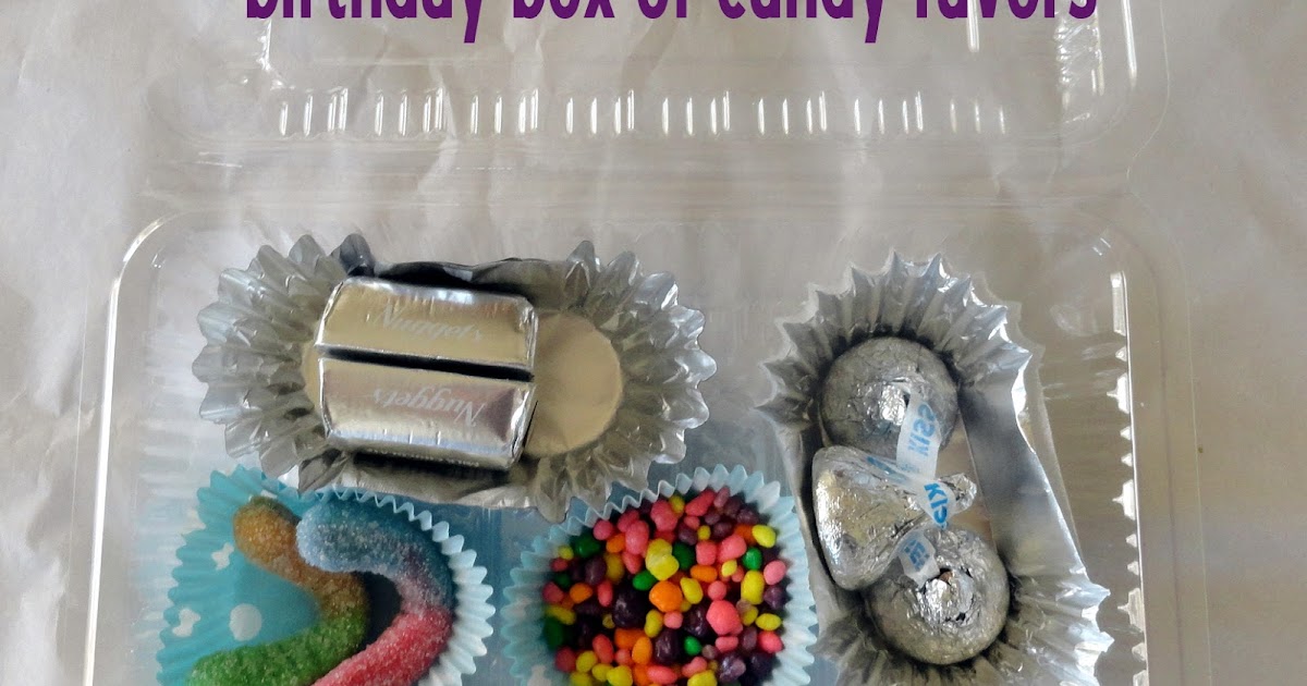 Candy box party favors