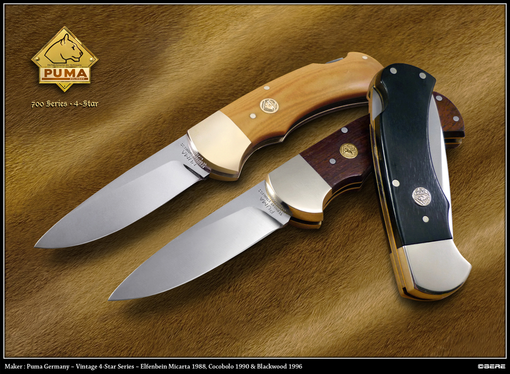 SERE - KNIVES & PHOTOGRAPHY: Puma Knives : Vintage 4-Star series