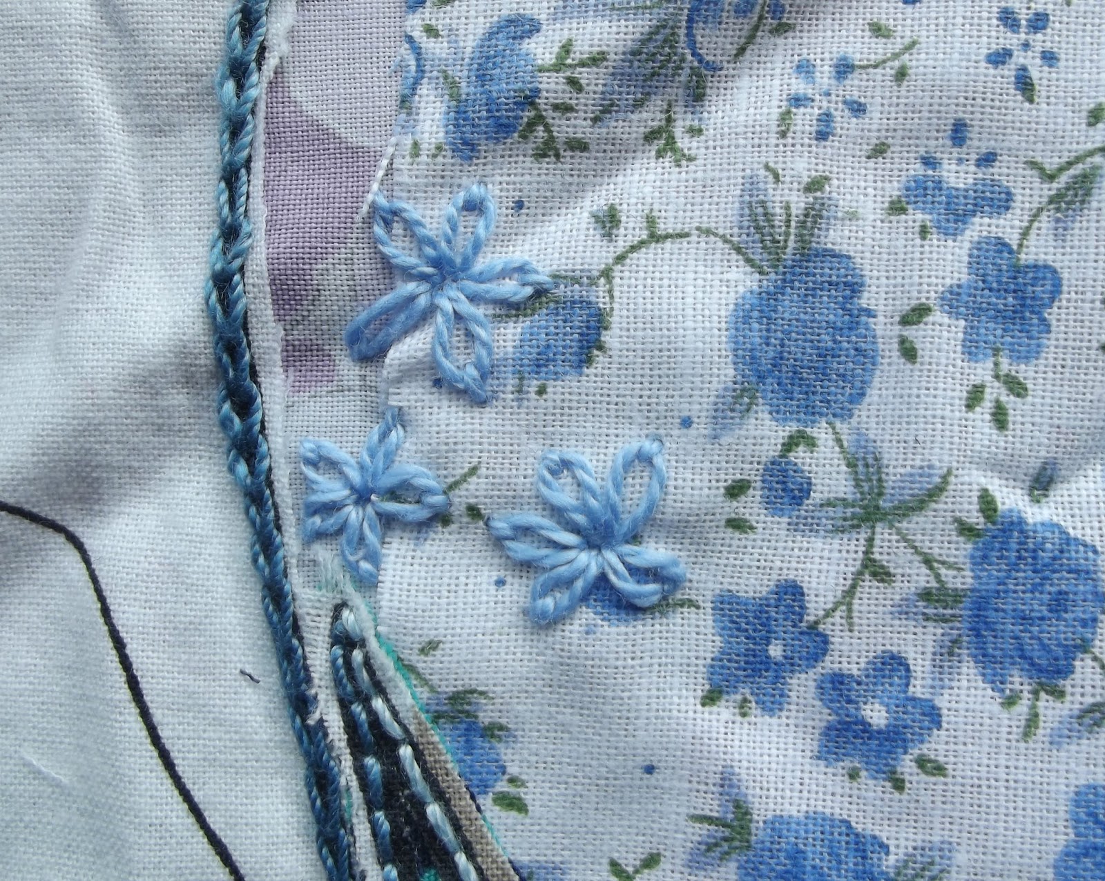 Delicate Stitches: Responding to Pattern on Fabric