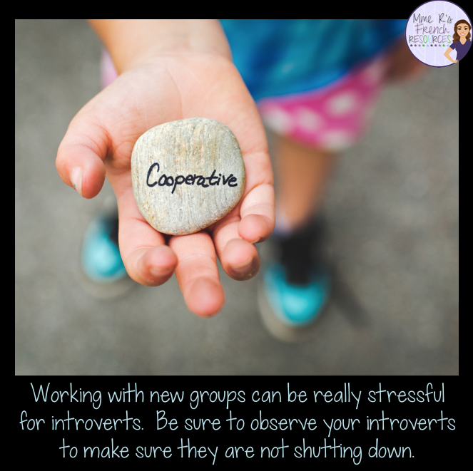 10 easy ideas for teaching introverts - Mme R's French Resources