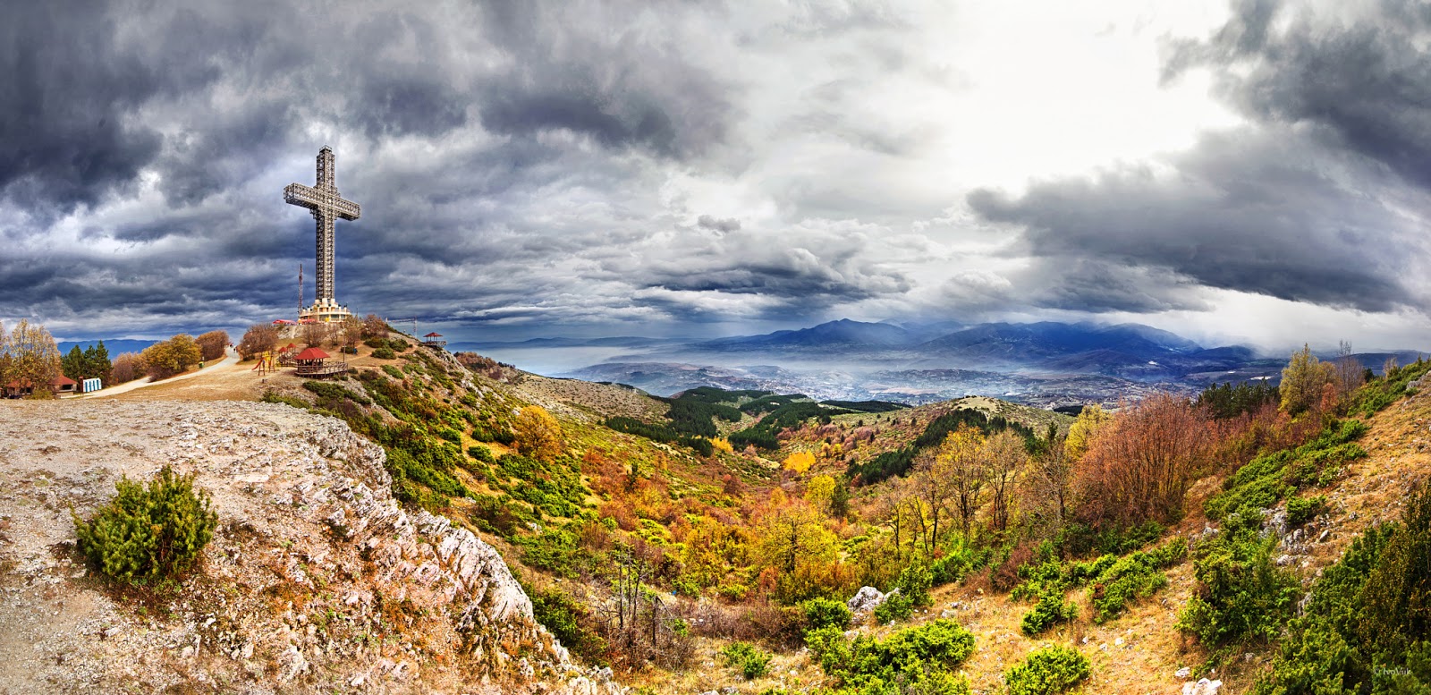Skopje - Millennium Cross Vodno Mountain - Tourismus in Mazedonien