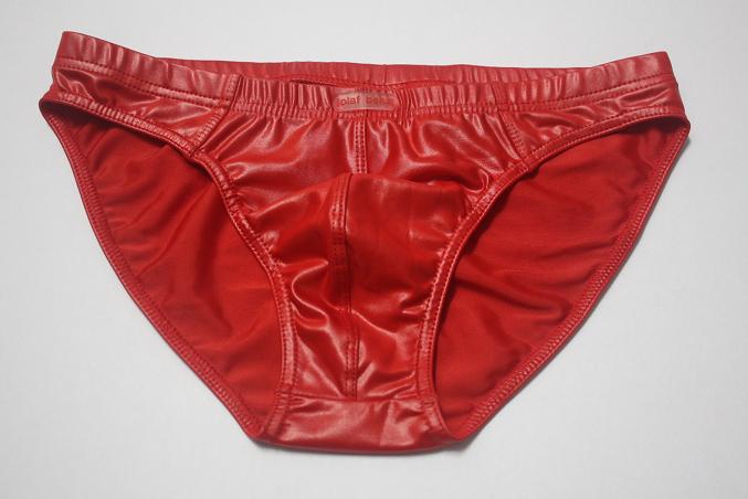 Fashion Care 2u Um469 2 Red Metallic Sexy Breif Mens Underwear
