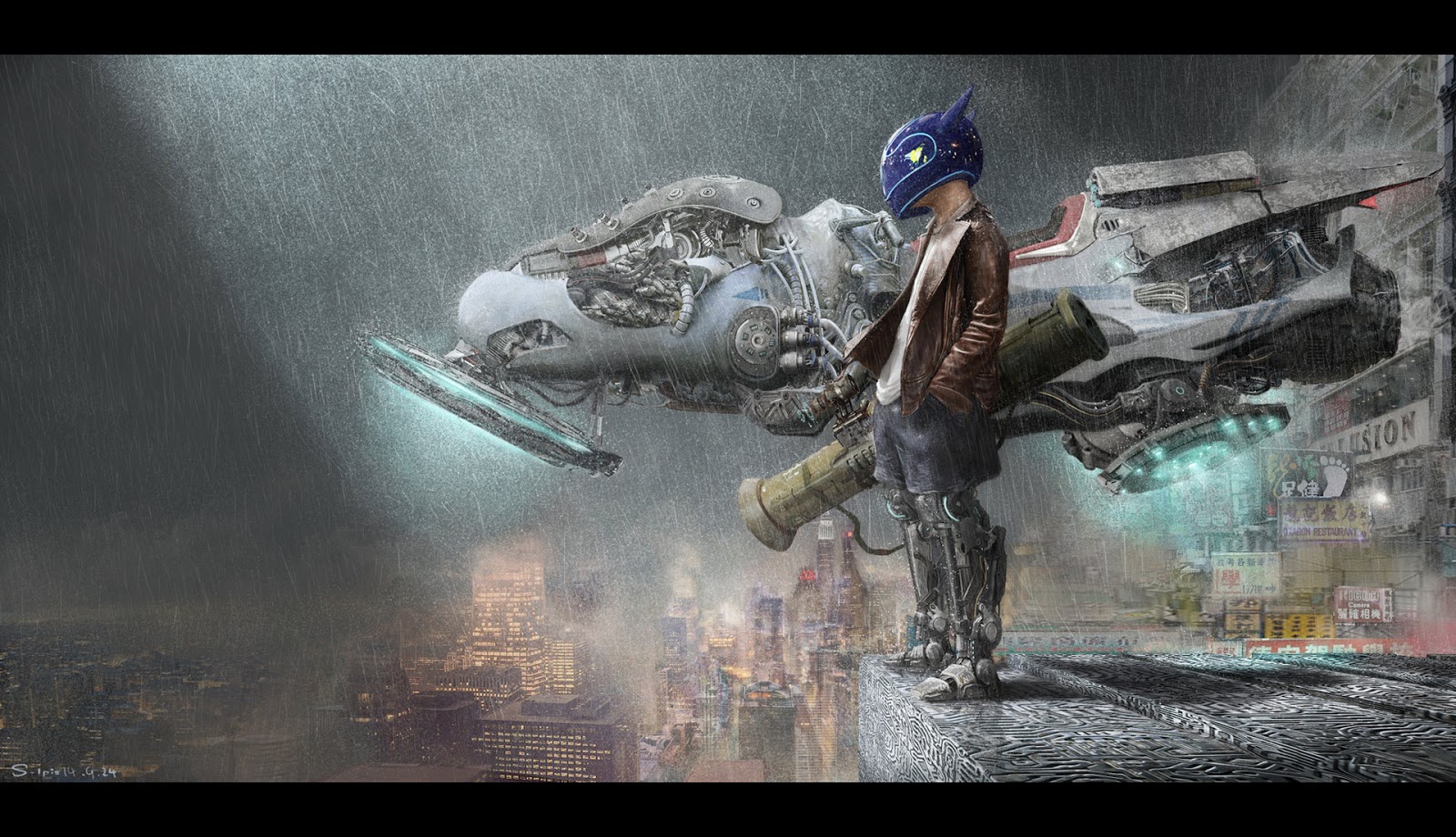 Sociolatte: The crime master：Helmet boy by lpis S