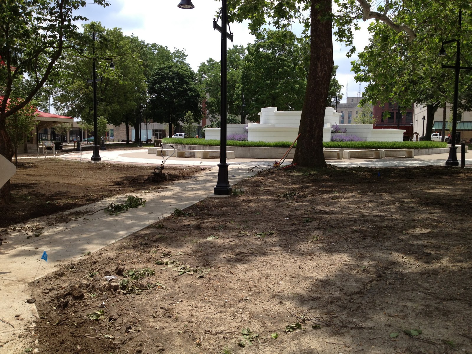 Central Park... the sod is here!