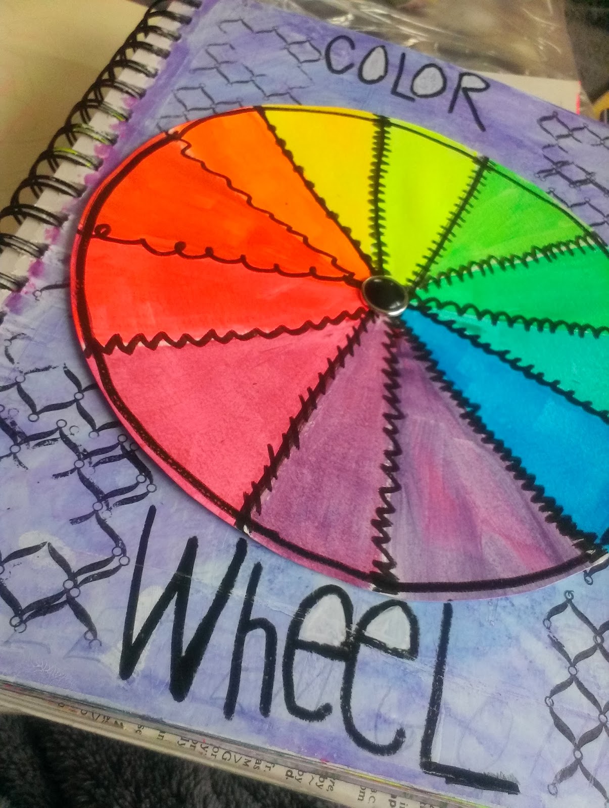 MIKO's SPOT: DecoArt: Neon Color Wheel