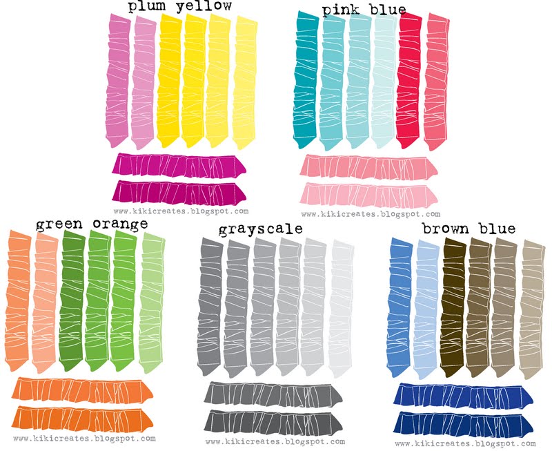 Ruffle Cards {free download} - Kiki & Company