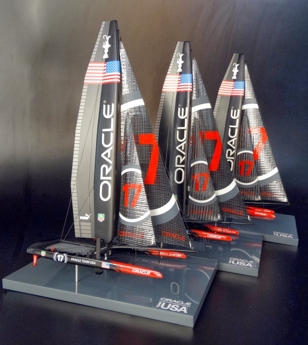 AMERICA´S CUP MODELS: CATAMARAN ORACLE TEAM USA