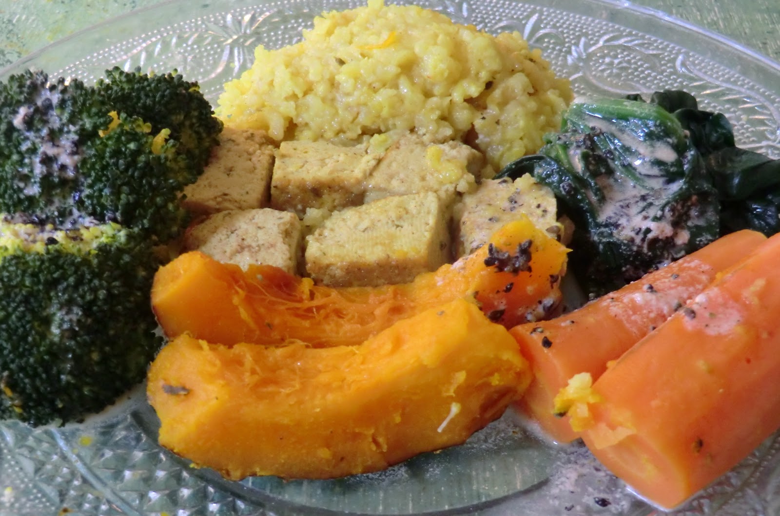 Légumes cuits à la vapeur douce et sauce crue aux noix de cajou - Ma ...