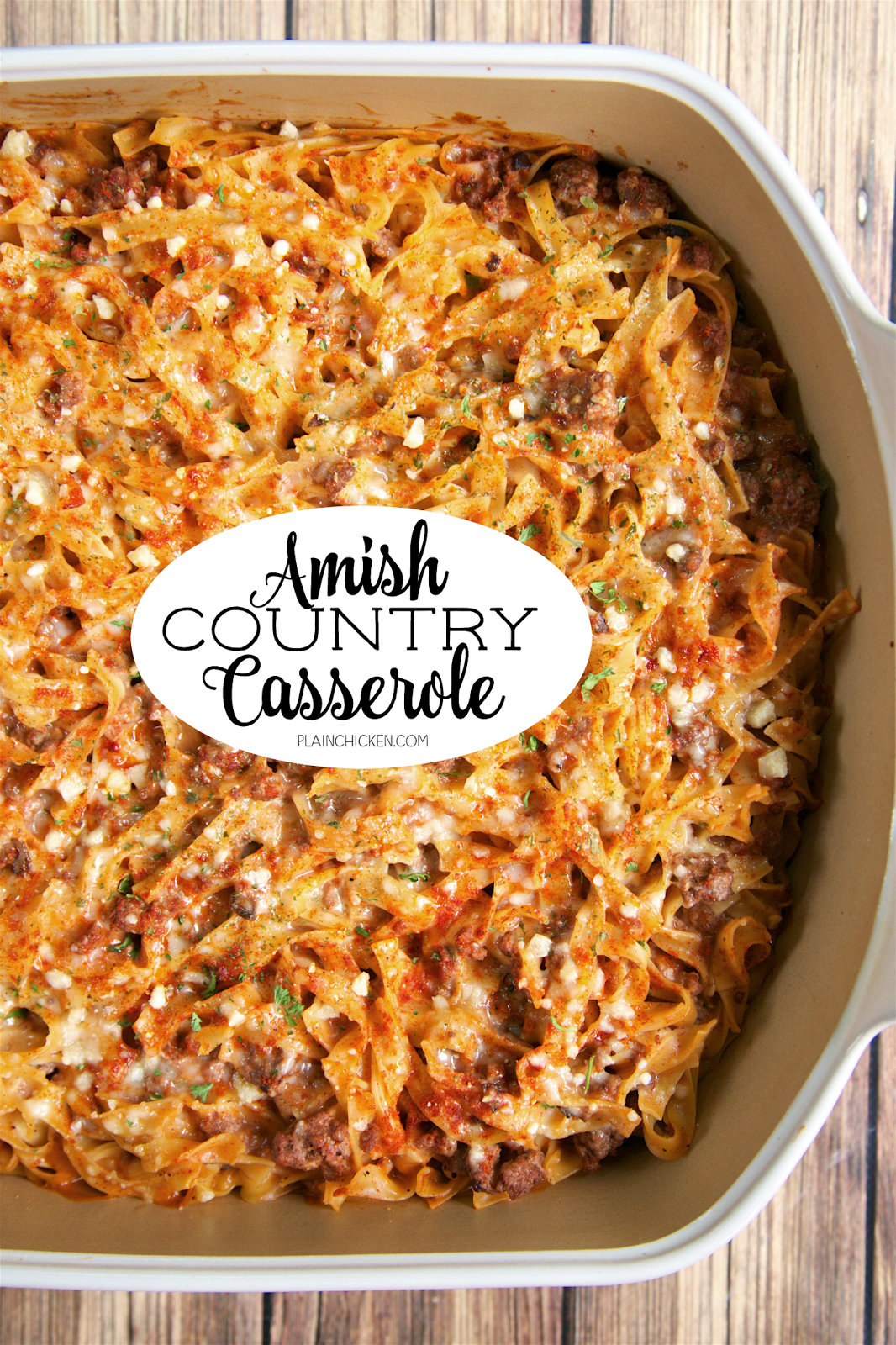 Amish Country Casserole | Plain Chicken®