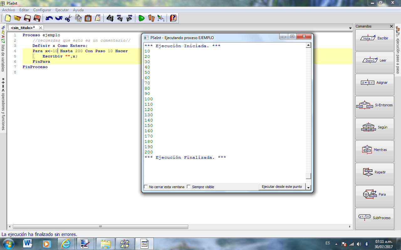 Aprende Pseint: Un resumen acerca de todo lo aprendido en el blog.