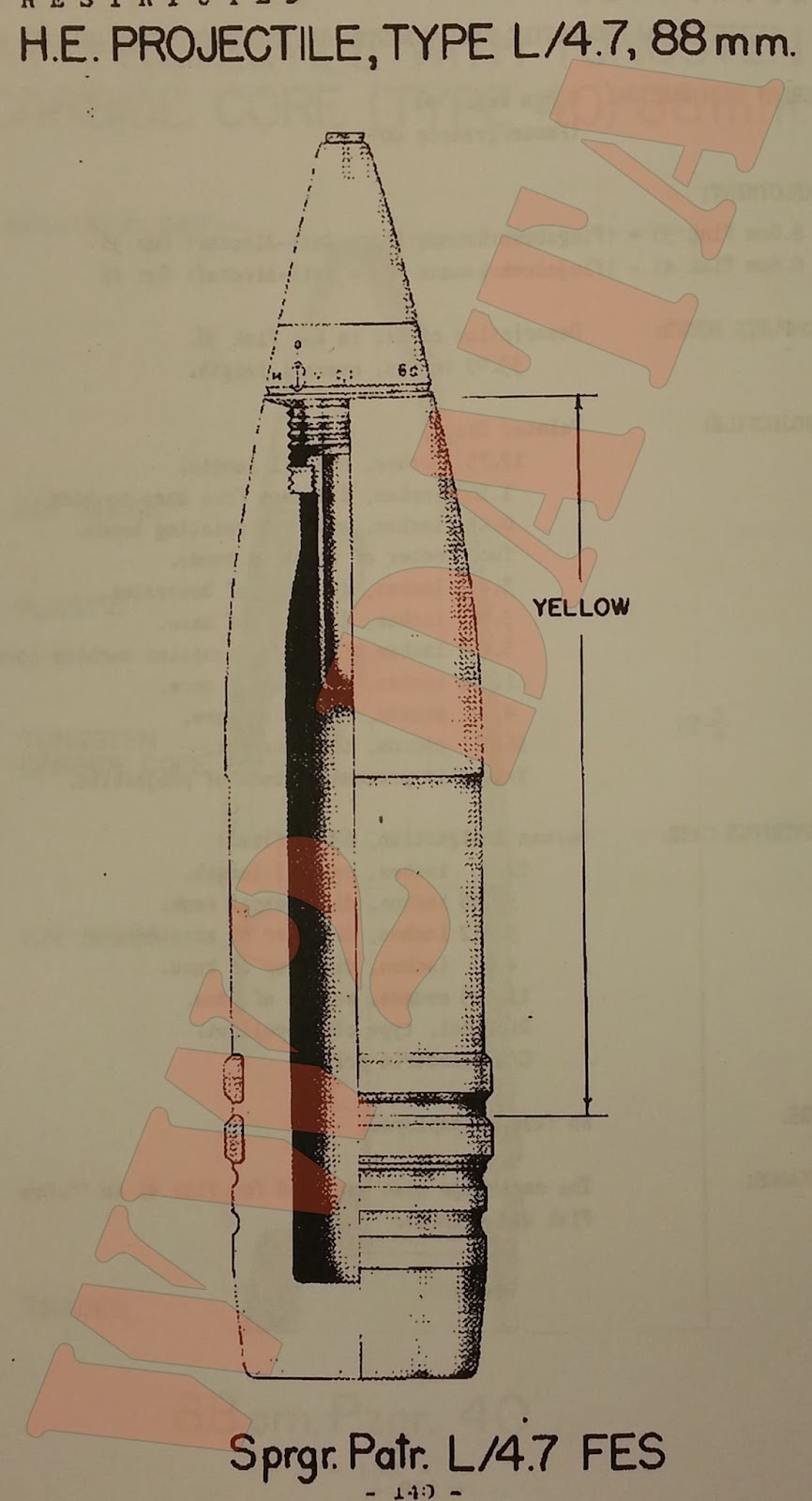 WW2 Equipment Data: German Projectiles - 88mm Projectiles