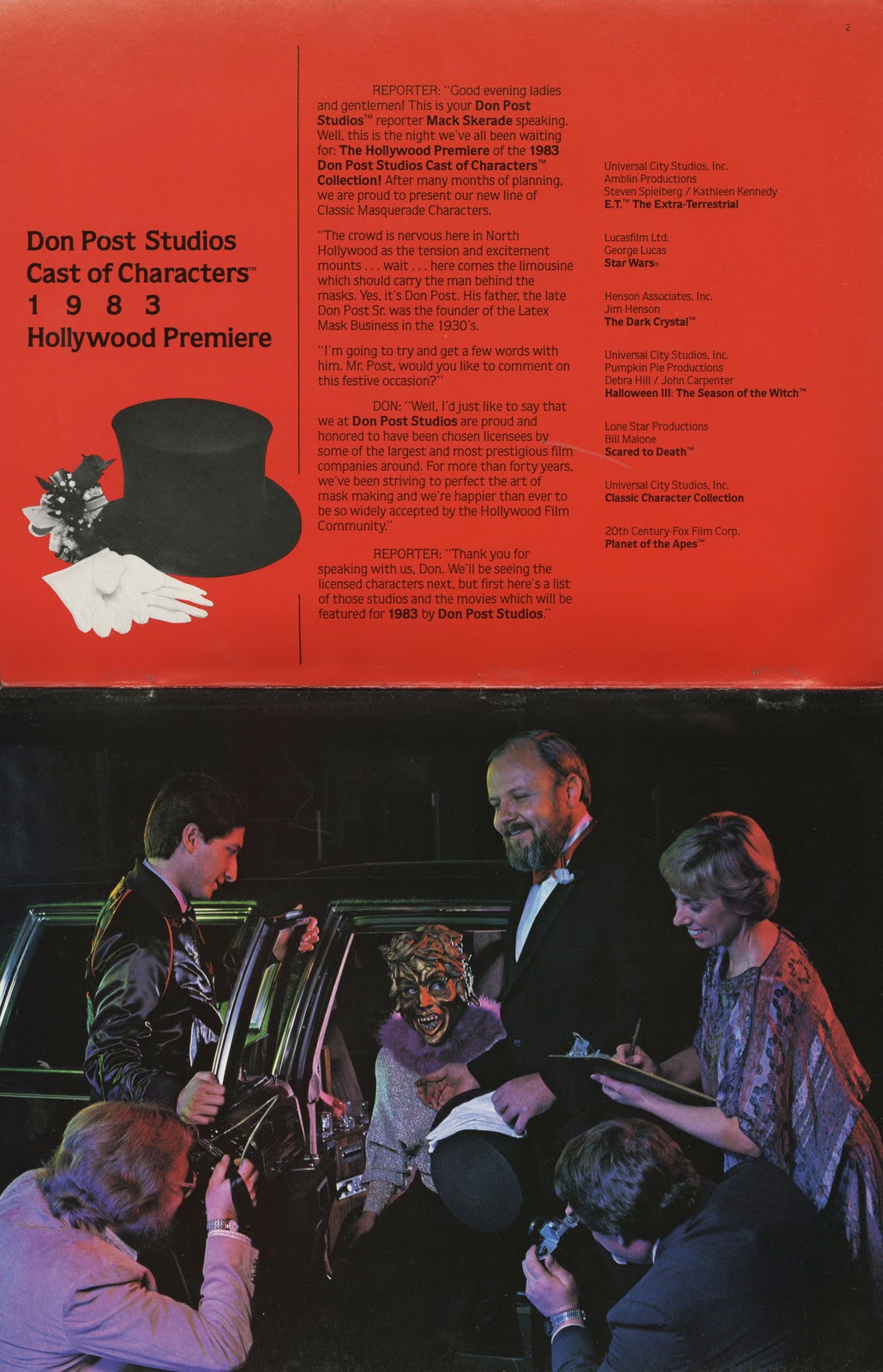 1983 Don Post Catalog - Part 1 | Blood Curdling Blog of Monster Masks