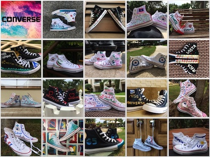Bid on Personalized Converse Chucks by 2016 Miss Universe Candidates ...