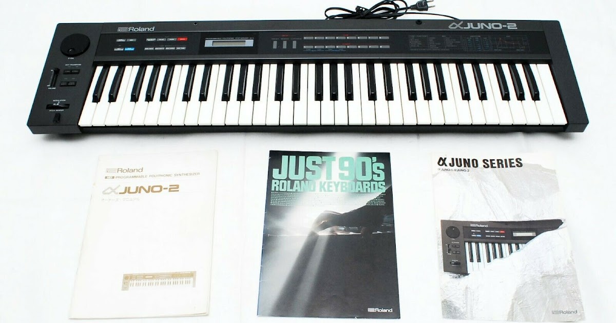 MATRIXSYNTH: Roland Alpha JUNO-2 Analog Synthesizer Keyboard SN 651925