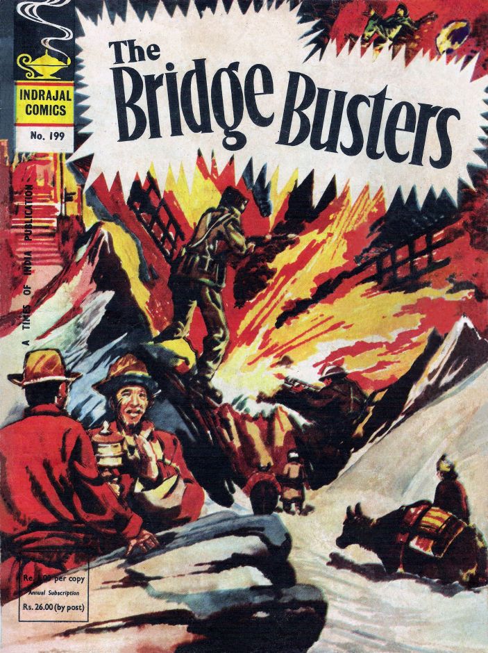 Indrajal Online: 199 - Misc.The Bridge Busters (1st Feb.1974)