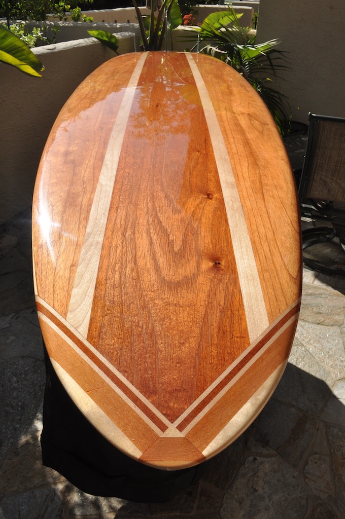 Wooden Surfboard Project, Winter 2010-11