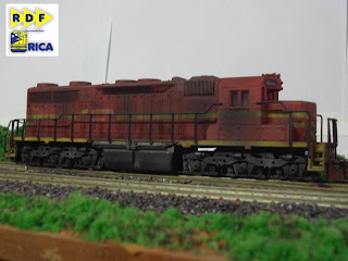 RICA RDF Ferromodelista: EMD SD38M RFFSA / MRS Logística