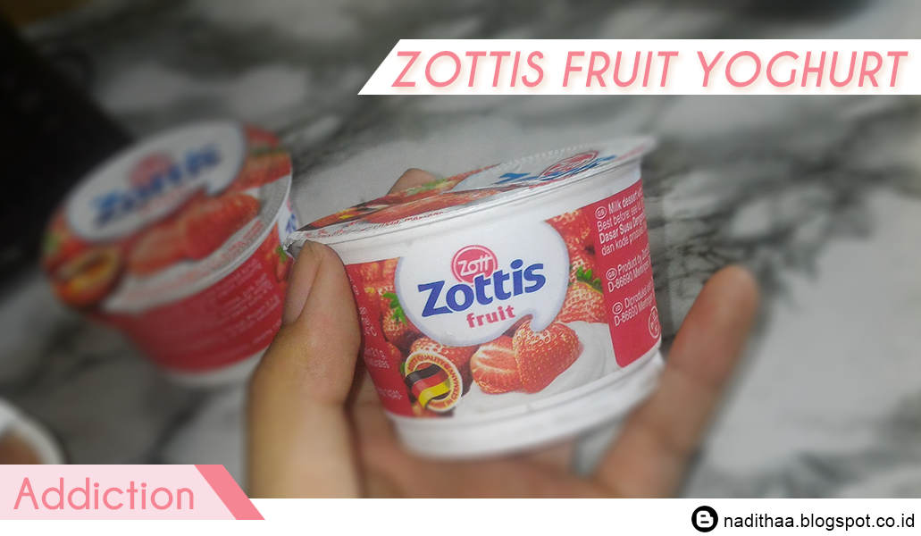 Naditha : Zottis Fruit Yoghurt Strawberry Flavour