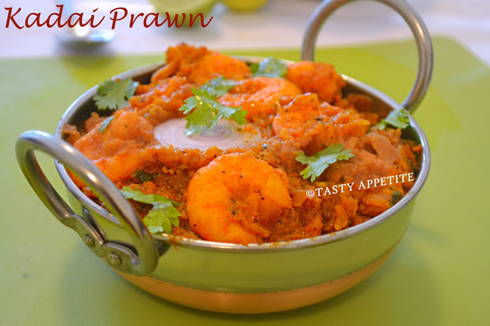 KADAI PRAWN - SHRIMP RECIPE / PRAWNS KADAI / JHINGA CURRY / PRAWN ...