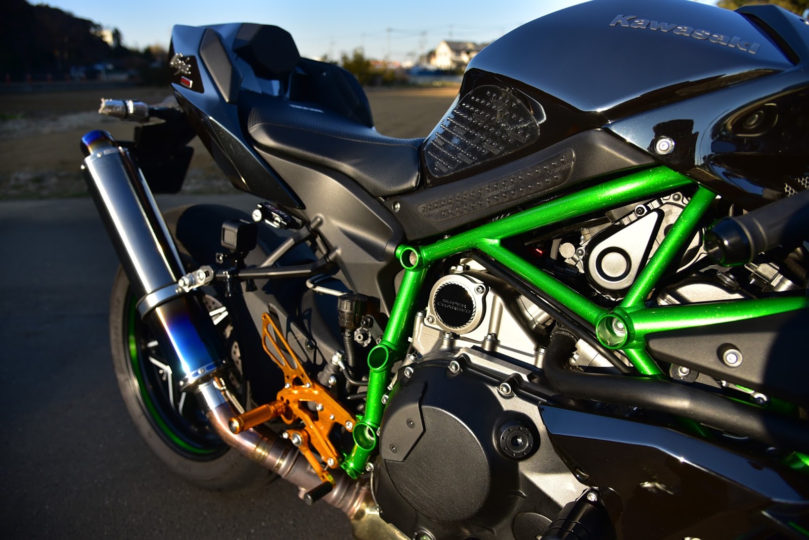 blueskyfuji: Ninja H2 BMS-R(BEAMS) 汎用サイレンサー装着、Tacklife SLM01音量測定レビュー