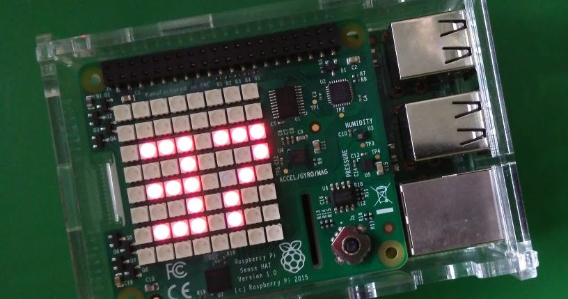 Display two digits numbers on the Raspberry PI Sense HAT - Yet Another ...