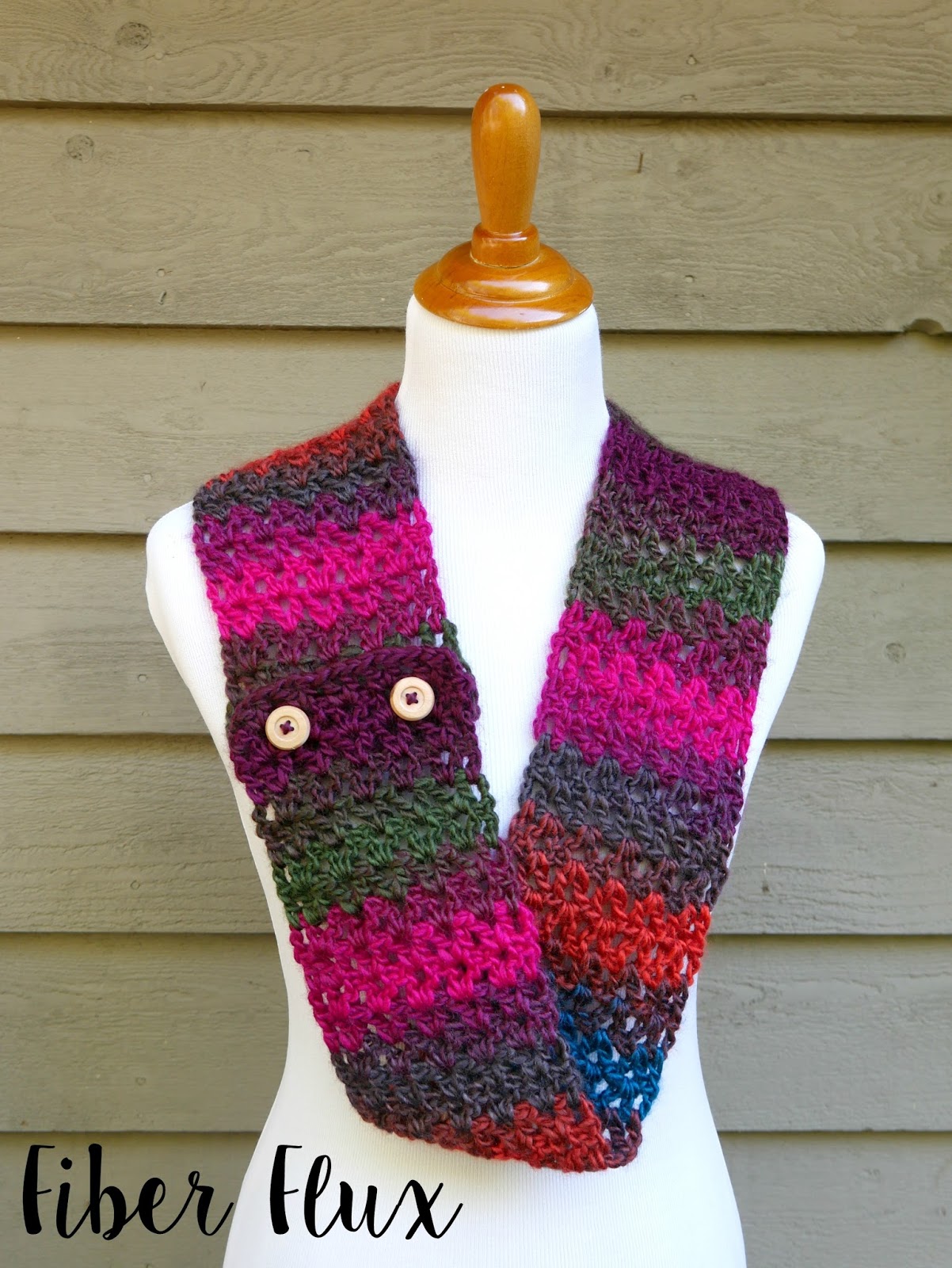 Free Crochet Pattern...Tea Leaves Scarf! | Fiber Flux...Adventures in ...
