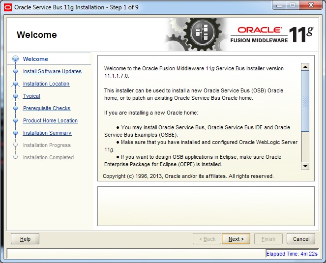 SOA Integrations: Oracle Service Bus 11g - Installation for Windows 32 bit
