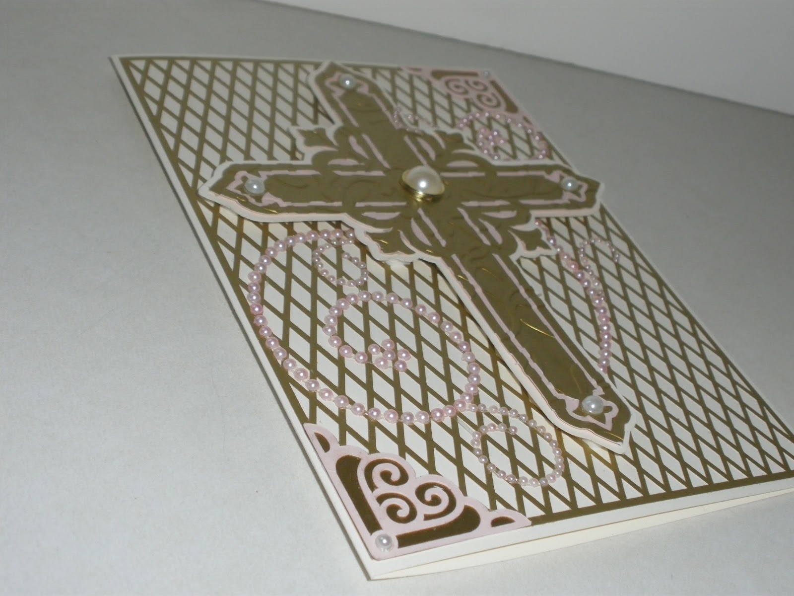 On my craft room wall: Dedication Card