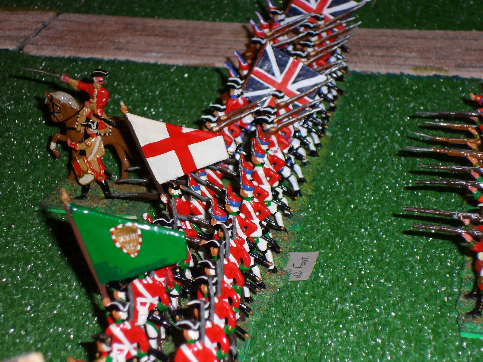 Westerhope Wargame Group: 40mm. Prince August castings.