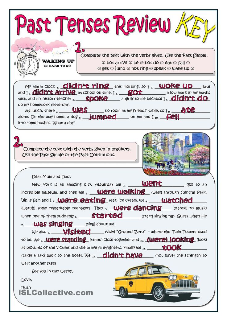 REVIEW OF PAST TENSE