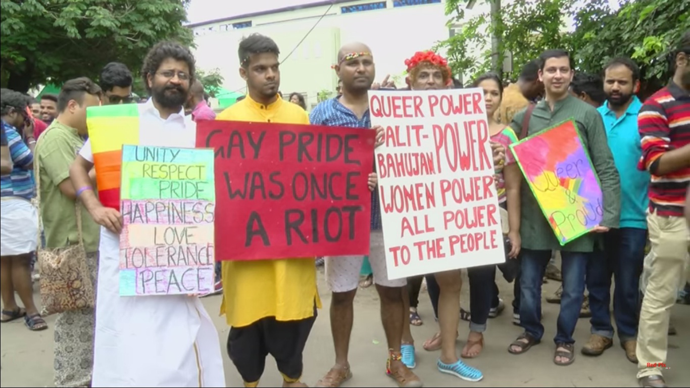 Chennai Rainbow Pride walk 2016 - Redpix - TamilNadu LGBTIQ - TamilNadu ...