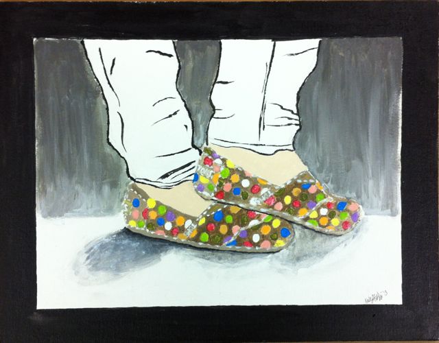 Room 101 Art: Shoe Self Portraits, Teen Class