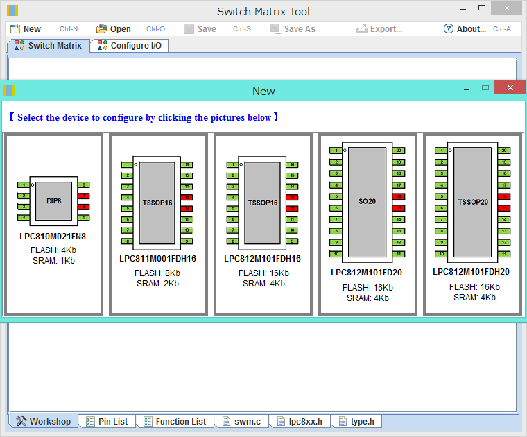 ゆっくり、気の向くままに: LPC810をサンプルソースでLチカ！とリセットピンの扱い