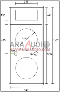 Skema Box Monitor 15"x2 dan tweeter