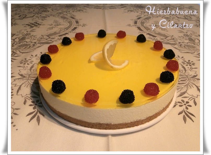 Hierbabuena y Cilantro: TARTA FRIA DE LIMÓN (THERMOMIX)