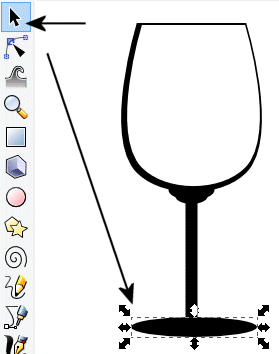 Clipart: Drawing Wine Glass In Inkscape