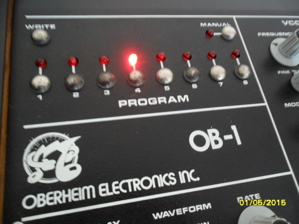 MATRIXSYNTH: OBERHEIM OB-1 Vintage Mono Synthesizer SN 0032
