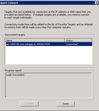 Netapp Library: NetApp iscsi Lun creation