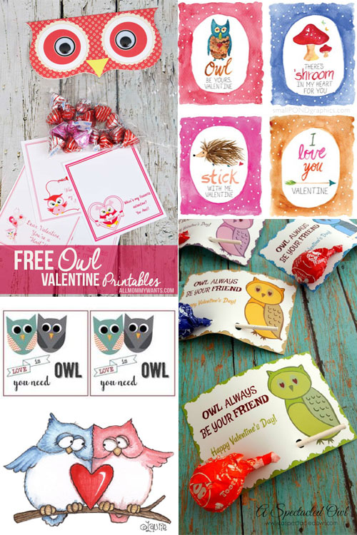 My Owl Barn: 11 Adorable Valentine Owl Printables For Free