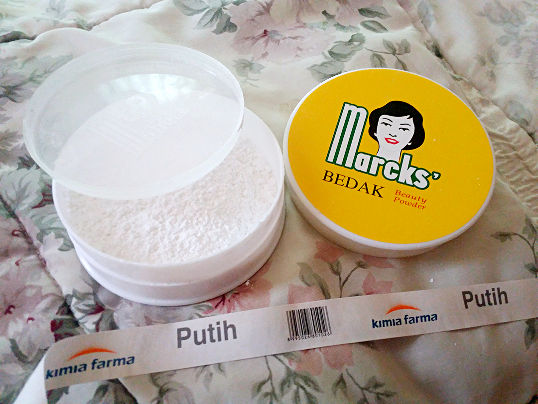 [Review] Bedak Marcks Beauty Powder - Putih