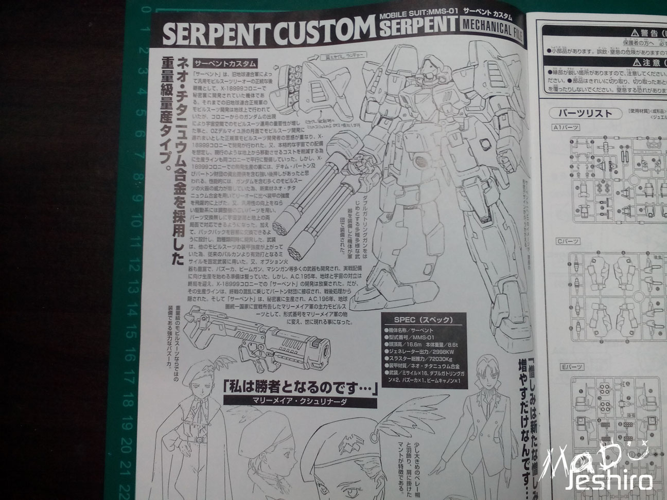 Mad Jeshiro | GUNPLA REVIEWS: Review 045: HG 1/100 Serpent Custom (Bandai)