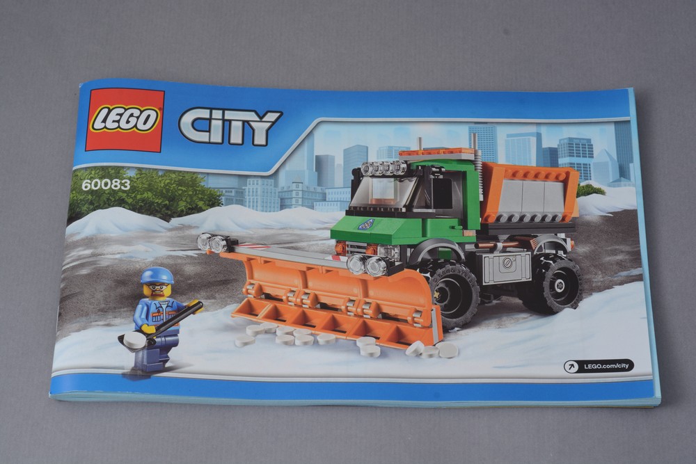 Lego 60083 Snowplow Truck 鏟雪車 開箱報告 - 魯蛇實驗室