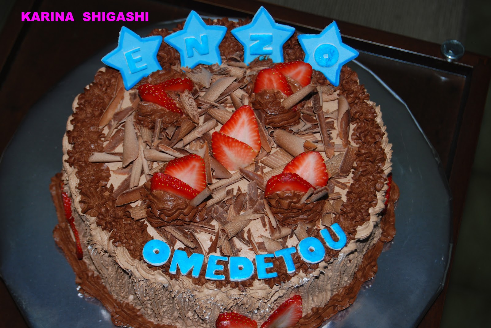 BOLOS ART PERSONALITÉ KARINA SHIGASHI: BOLO DO ENZO - BRIGADEIRO COM ...