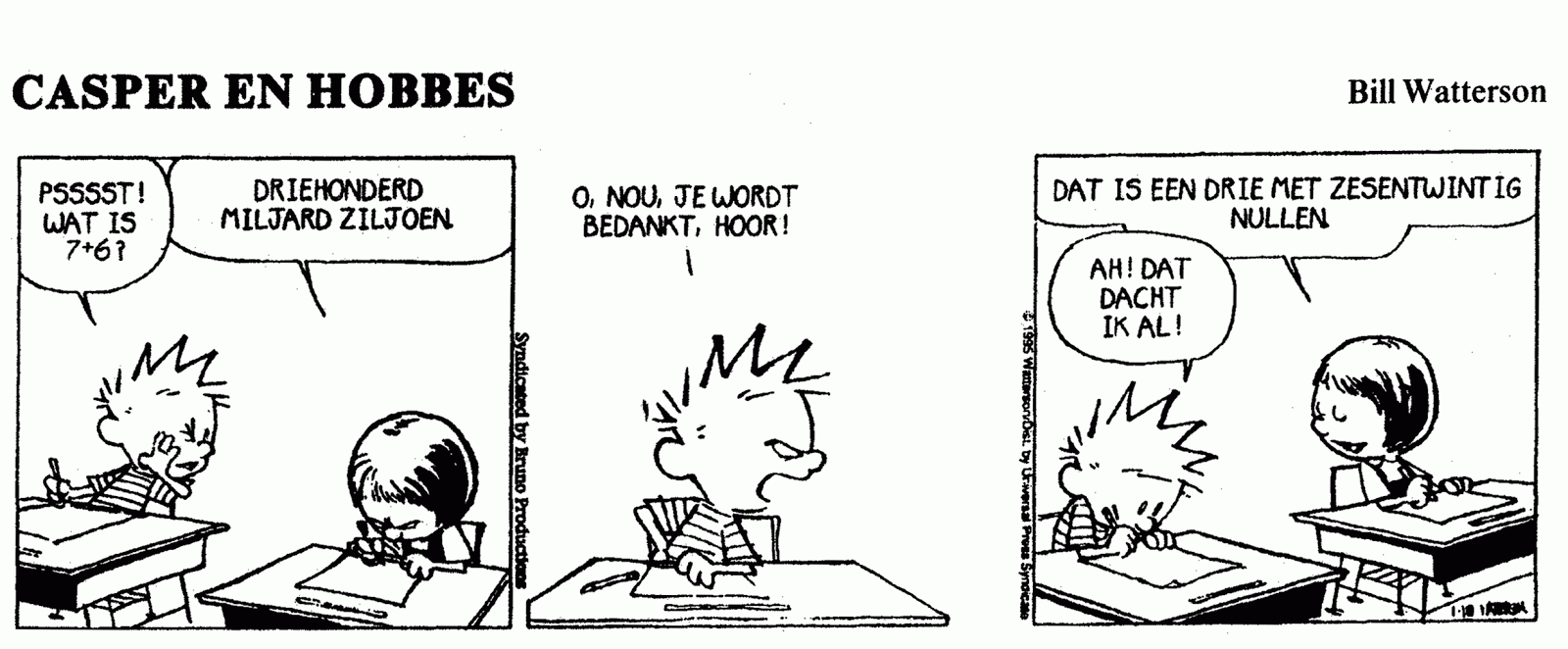 klas Tom: nog een cartoon