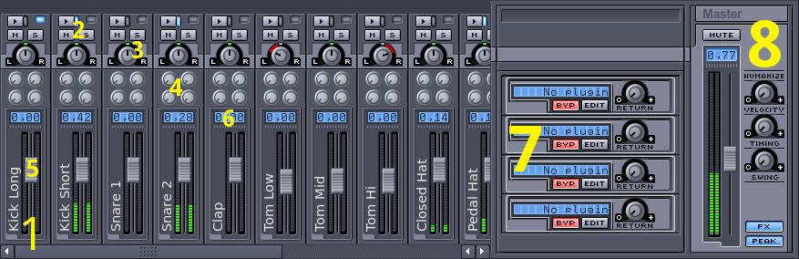 Livre Para Criar Música: Hydrogen - Interface e módulos do programa